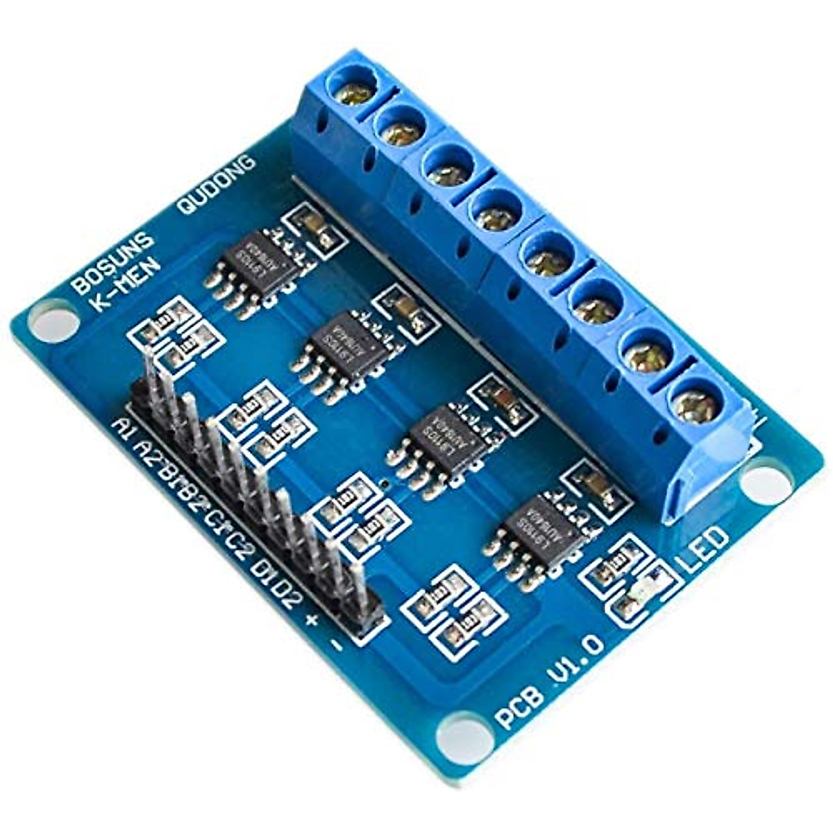 ZYM119 10PCS/LOT L9110S 4 Channel Drive DC Motor Drive Board Motor Drive Module Smart car 4-Way Driver Circuit Board