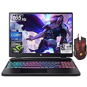 acer 2023 Newest Predator Helios Neo Gaming Laptop, 16" WQXGA 165Hz Display, Intel Core i7-13700HX, NVIDIA GeForce RTX 4060 Graphics, 64GB DDR5 RAM, 4TB SSD, Backlit Keyboard, Windows 11 Home