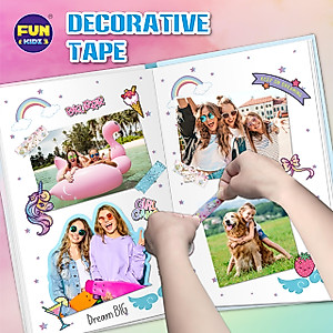 Unicorn Journal Kit for Girls 6-12, FunKidz Scrapbook Set for Teens Diary Kit for Girl Activities Creative Gifts