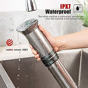 Sous Vide Cooker Ultra-Quiet: Color LCD Recipes IPX7 Waterproof circulator cooker Brushless DC motor 1100 Watts Immersion Circulator Include Sous Vide Cookbook by KitchenBoss (G320 Silver)