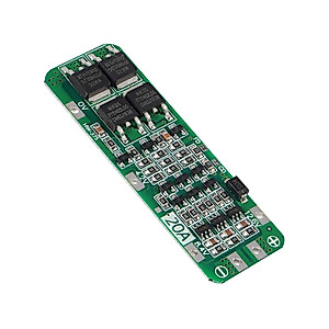 DIANN 4pcs 3S BMS 18650 Lithium Battery Protection Board Li-ion Charger Protection Module 12.6V 20A PCB BMS Protection Board for Li-ion Lithium Battery Cell