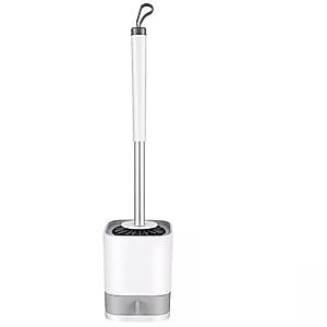 Toilet Brush Toilet,Toilet Brush,Bathroom Brush,Bathroom Cleaning Drainable Toilet Brush Holder Wall Mounted Toilet Brush Toilet Cleaning Tools Bathroom Accessories (Color : TPR Brush Head)