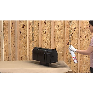 Rust-Oleum 334128-6PK Stops Rust Turbo Spray Paint, 24 oz, Gloss Black, 6 Pack