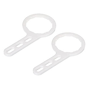 MECCANIXITY Water Filter Housing Wrench Fit for 1812 Water Filter Housing Plastic Filter Housing Wrench White 2Pack