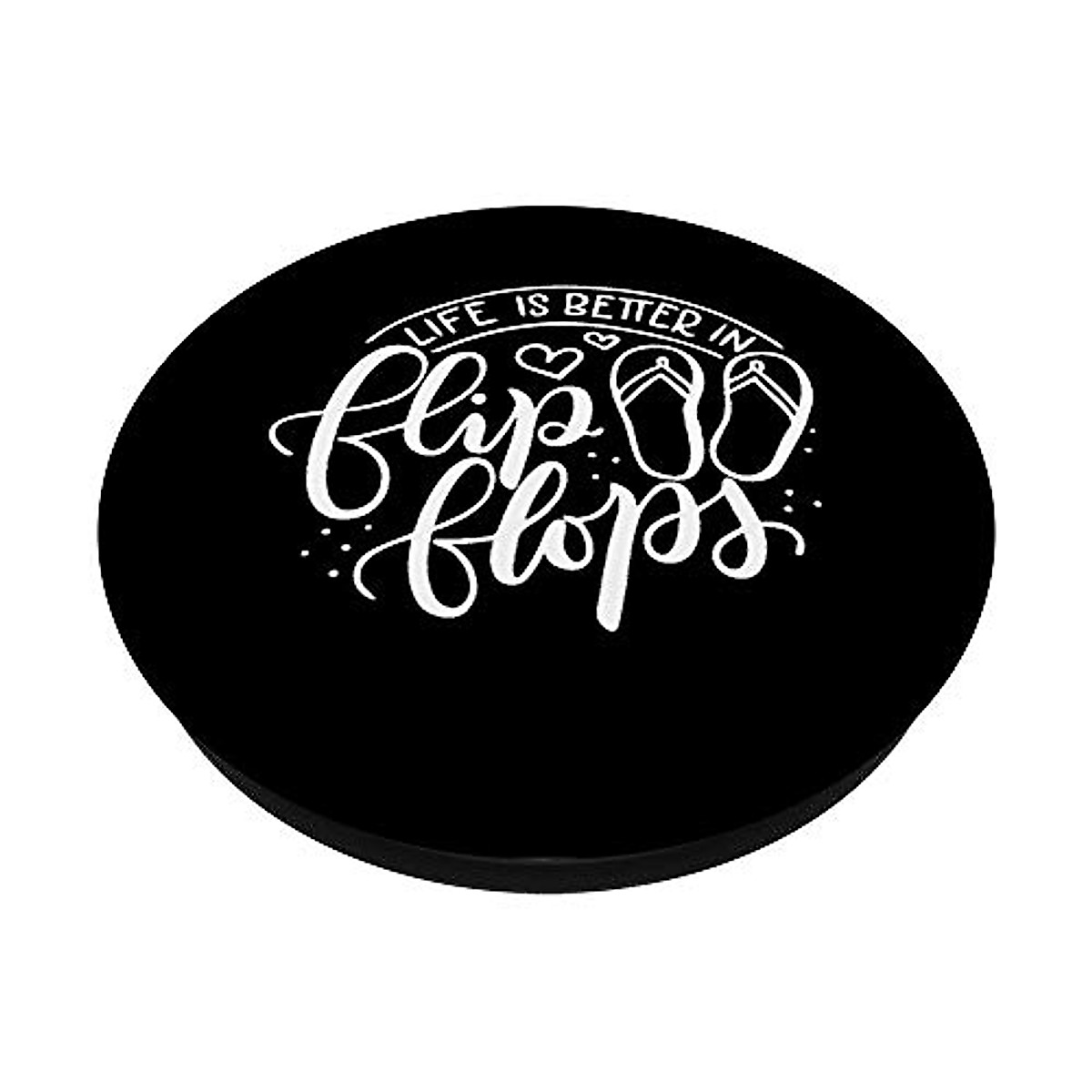 Life Is Better In Flip Flops Family Vacation Saying PopSockets Swappable PopGrip