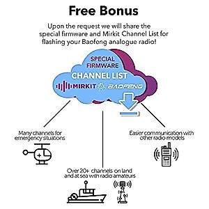 MIRKIT UV-5R Accessories Compatible with Baofeng BF-F8HP, Full House Set: UV5R Battery BL-5L 3800 mAh, USB Charge Cable, Speaker Mic, Mirkit FTDI Programming Cable Model 3, Lanyard Mirkit