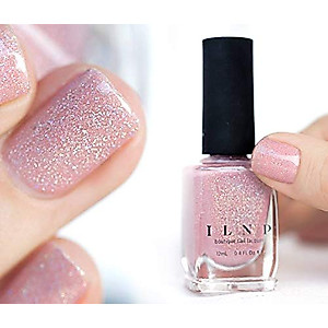 ILNP Sweet Pea - Seashell Pink Holographic Sheer Jelly Nail Polish