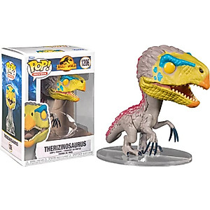 POP Jurassic World Dominion - Therizinosaurus Funko Vinyl Figure (Bundled with Compatible Box Protector Case), Multicolor, 3.75 inches