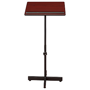 Oklahoma Sound Portable Presentation Lectern, Mahogany
