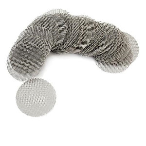 100pcs Faucet Screen Replacement Faucet Aerator Screen Faucet Aerator Stainless Steel 3/4" (0.75"/19.05mm)