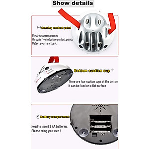 Micro Electric Shock Lie Detector, Shocking Liar Party Game Interesting True or Dare Game Lie Detector Joke Toys Polygraph Entertainment Shock Game,The Best Gift for Truth Game Toys