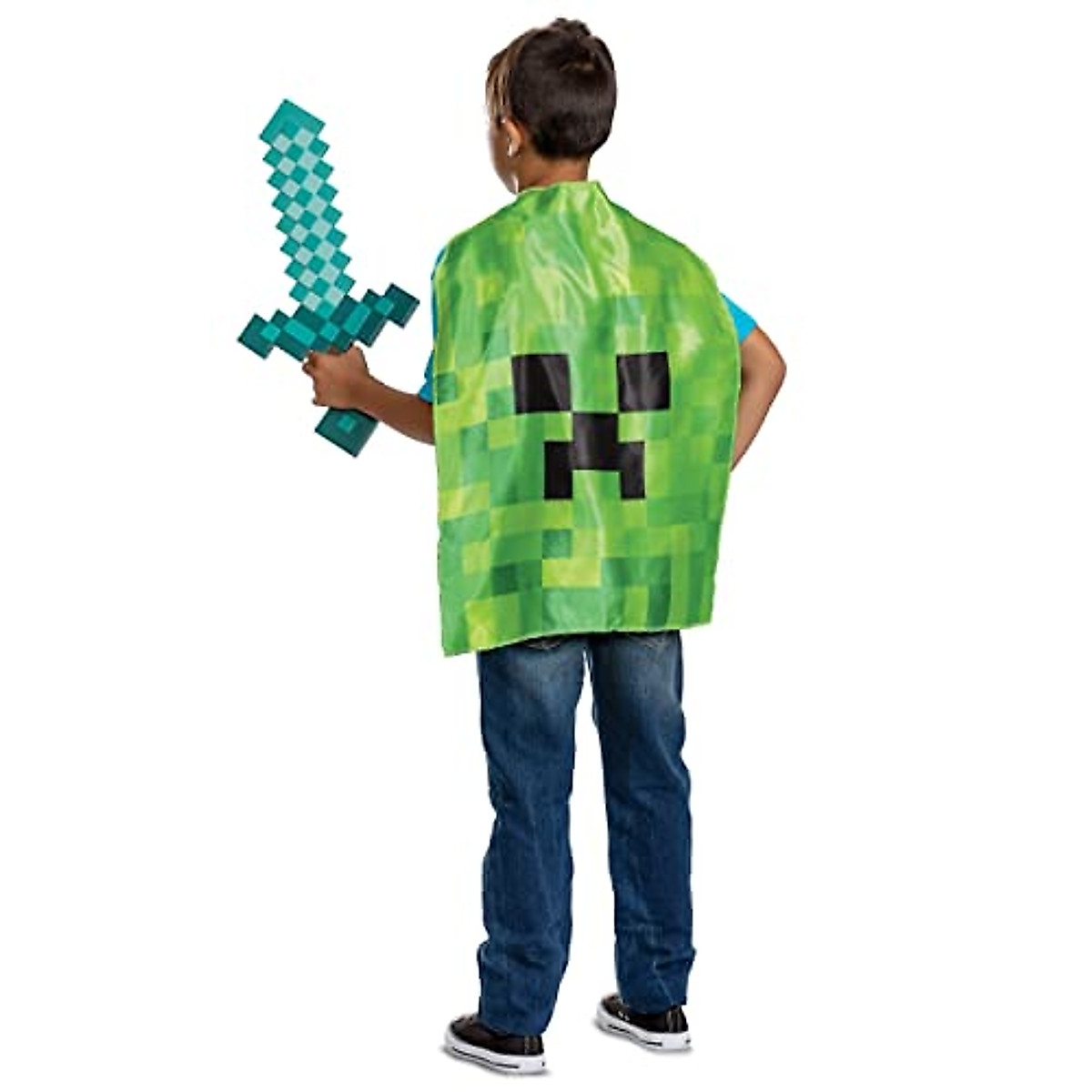 Disguise Minecraft Sword and Cape Costume Set, Official Minecraft Costume Accessories for Kids, One Size