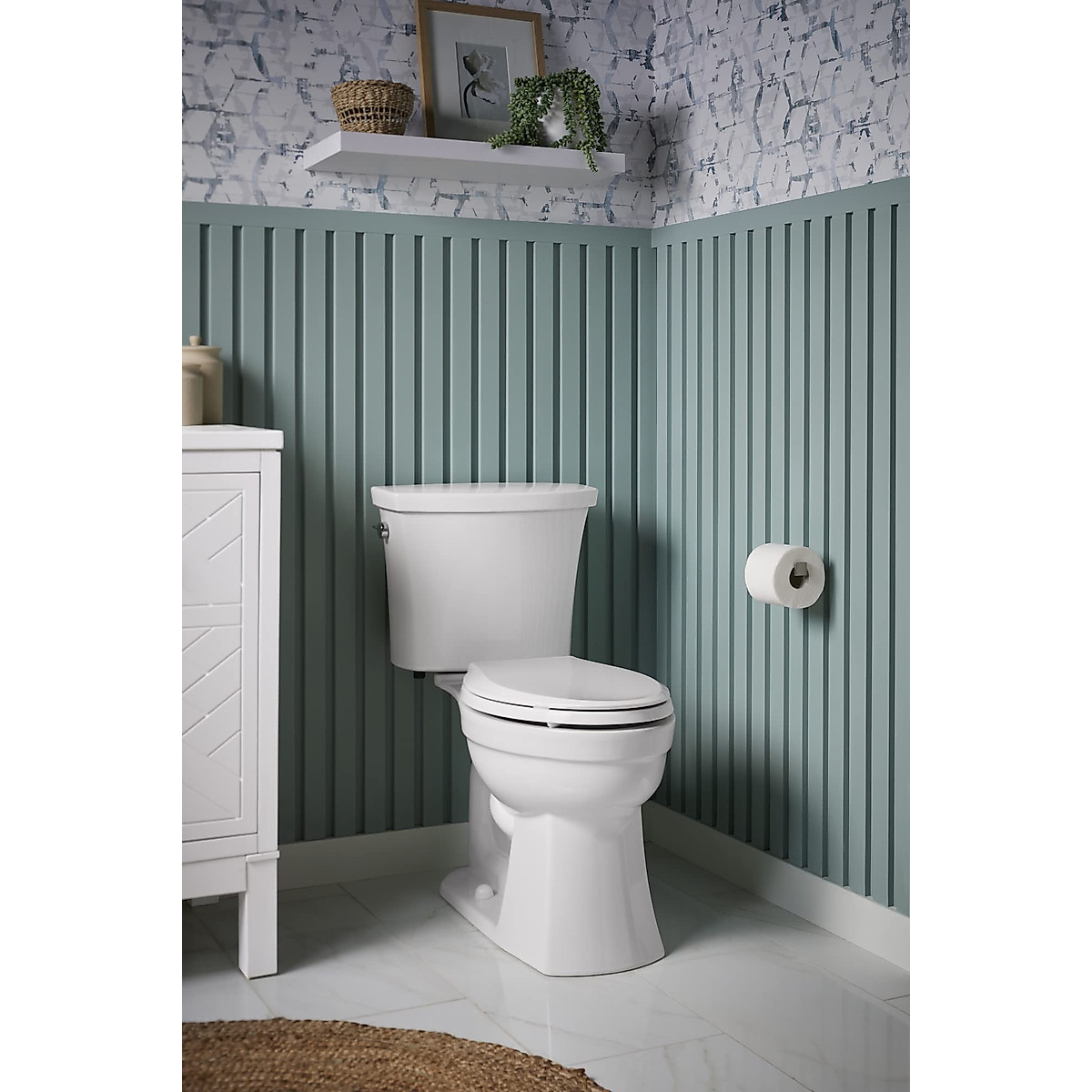 KOHLER 32820-0 KELSTON® REVOLUTION 360 AND CONTINUOUS CLEAN 2PC, 128 ELONGATED TOILET, WHITE