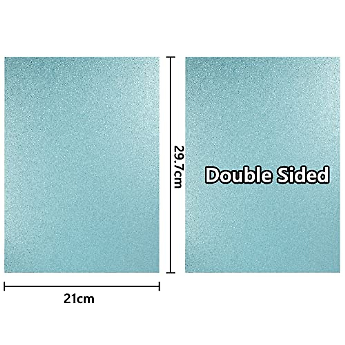 Glitter Cardstock, Double Sided Glitter Cardstock Paper for Crafts, 20 Sheets 10 Colors Glitter Paper for DIY & Art Projects, Sparkly Card Stock Paper for Cricut, Card Making, Scrapbooking, 250 GSM