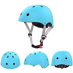 LANOVAGEAR Kids Bike Helmet for 2-14 Years Old, Toddler Youth Adjustable Skateboard Helmet, Multi-Sport Cycling Bicycle Skating Scooter Roller Skates (Small, Purple)