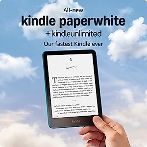 All-new Amazon Kindle Paperwhite (16 GB) – Our fastest Kindle ever, with new 7" glare-free display, and weeks of battery life – Jade + 3 Months Free Kindle Unlimited (with auto-renewal)