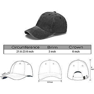 LOKIDVE Dog Mom Embroidered Baseball Cap Washed Cotton Denim Hat for Women