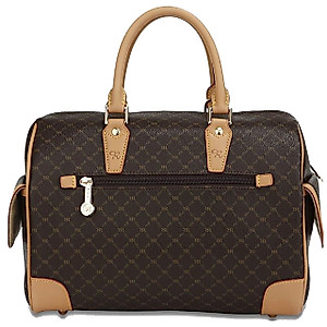 Rioni Signature (Brown) - Large Boston Bag
