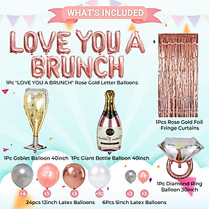 Brunch Party Decorations Birthday Brunch Decorations Bridal Shower Brunch Decorations Valentines Brunch Love You A Brunch Balloons Banner Bachelorette Party Decorations Decor