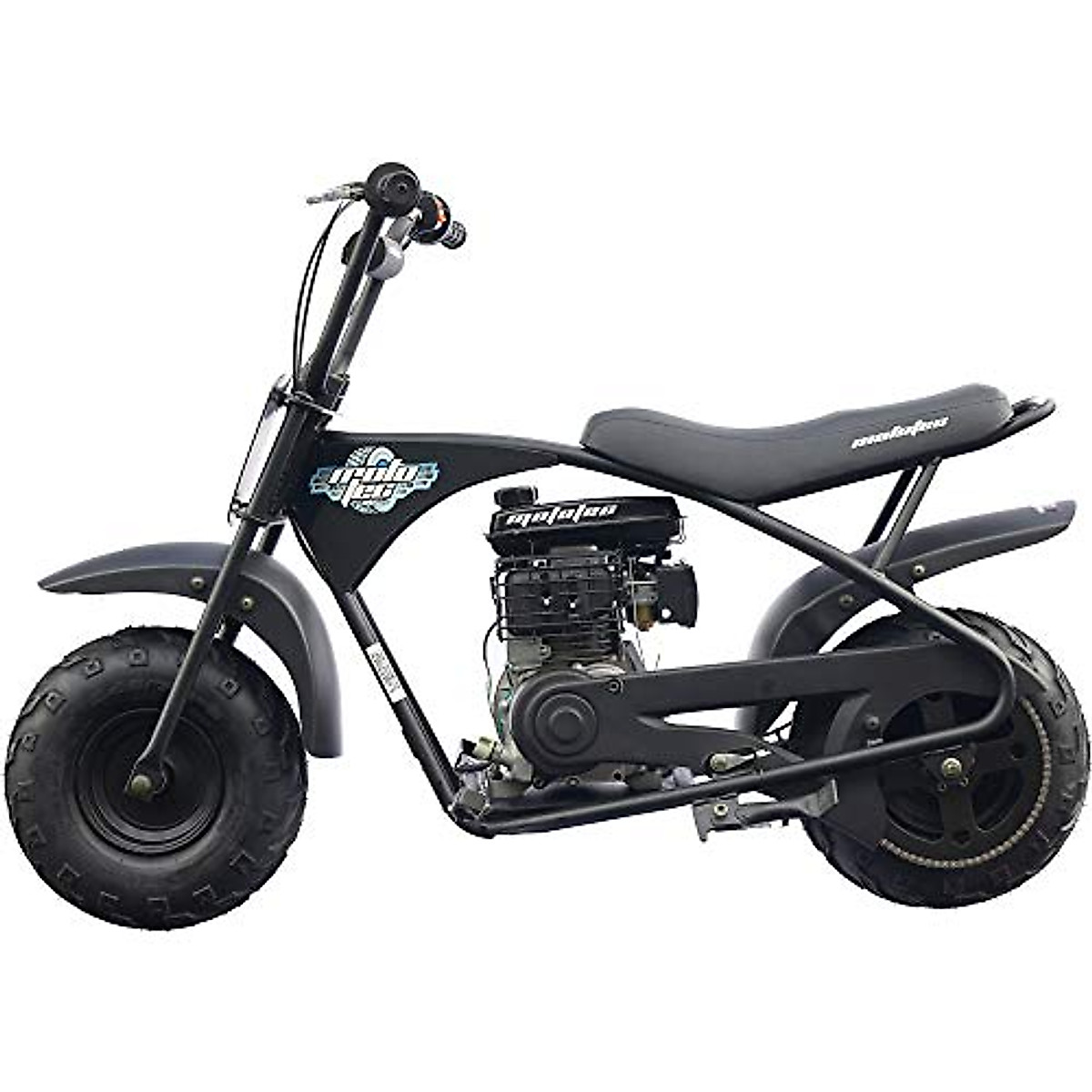 MotoTec 105cc 3.5HP Gas Powered Mini Bike, Black, (MT-MiniBike-105cc_Black)