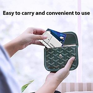 Success4Sport Portable AA Battery Travel Charger Works for Garmin SafeNav and Emergency Re-Charger with LED Light! (Takes 2 AA Batteries,USB-C) [White]