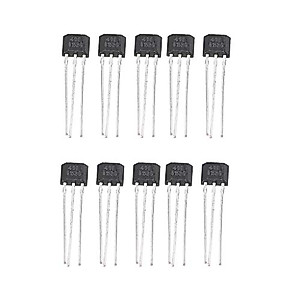 RUZYY 10Pieces 49E Hall Element OH49E Voltage Regulator Hall Effect Sensor Linear Switch