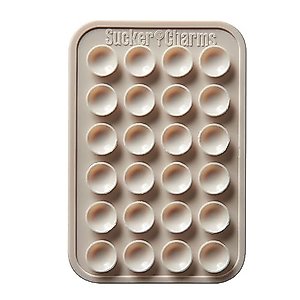 SuckerCharms Removable and Reusable Suction Cup Phone Mount/Patent Pending (Caramel Delight)