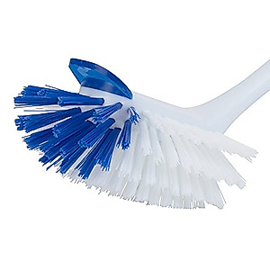 Dawn Radial Head Kitchen Brush, Blue & White