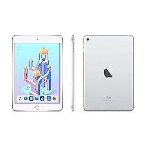 Apple iPad Mini 4, 128GB, Silver - WiFi (Renewed)