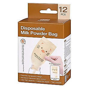 Simba Disposable Formula/Milk Powder Bag (12 oz, 2 Packs, Total 24 Bags)