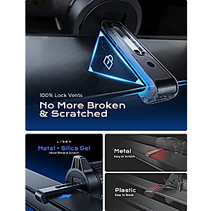 LISEN Fits MagSafe Car Mount for iPhone Holder [20 Strongest Magnets] Magnetic Phone Holder for Car Vent Car Accessories Cell Phone Holder Mount for iPhone 14 13 12 Pro Max Mini Plus MagSafe Case