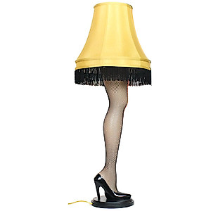 Cleveland Street Novelties 45" Christmas Deluxe Leg Lamp, Multicolor