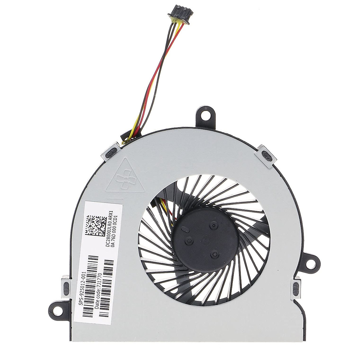 Replacement CPU Cooling Fan for HP 15-AC 15-AF 15-AY 15-BA 15-BS 15-BE 15-BF 15-BD 15-BW 250 G4 255 G4 255 G5 TPN-C116 TPN-C125 DC28000GAD0 813946-001 925012-001