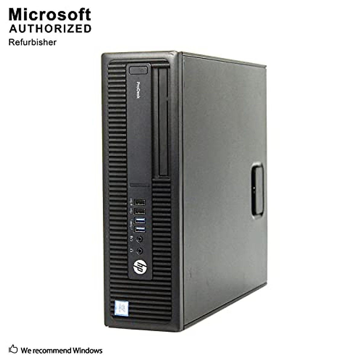 HP ProDesk 600 G2 Small Form Factor PC, Intel Core Quad i5 6500 up to 3.6 GHz, 16GB DDR4, 1TB SSD, WiFi, BT 4.0, VGA, DP, Win 10 Pro 64-Multi-Language Support English/Spanish/French(Renewed)