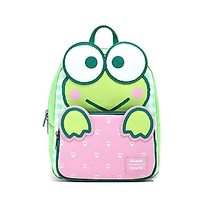 Loungefly Keroppi 3D Gingham Mini Backpack