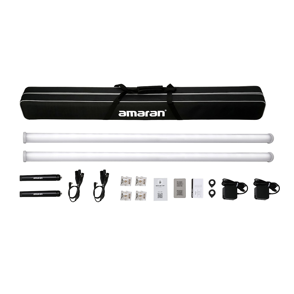Aputure Amaran PT4c 2 Light Kit,Pixel Tube Light,16 RGBWW Pixels Tube LED,32W Power (120cm/47.2Inch) Amaran T4C