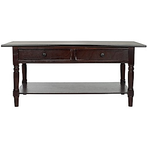 Safavieh American Homes Collection Boris Dark Cherry Coffee Table