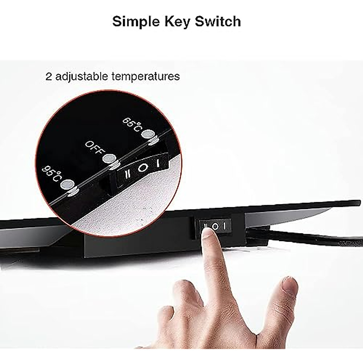 Warming Tray Hot Plate, Chafing Dish, Electric Food Warmer for Buffet Party, Kitchen Serving, Dining Room, Restaurant, with 2 Adjustable Temperature Control