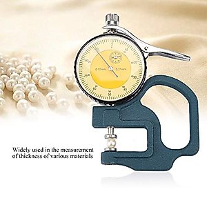 Digital Thickness Gauge Meter Paper Metal Card High Precision Pointer Display Caliper Electronic Micrometer Measuring Tool 0-0.4''(0-10mm)