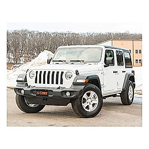 CURT 31086 2-Inch Front Receiver Hitch, Compatible with Select Jeep Wrangler JL, Gladiator