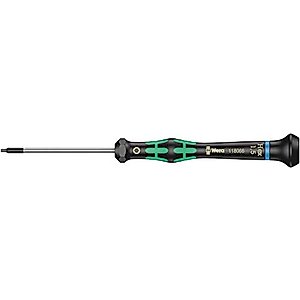 WERA 05118066001 2054 Screwdriver for Hexagon Socket Screws for Electronic Applications, 1.5 x 60 mm