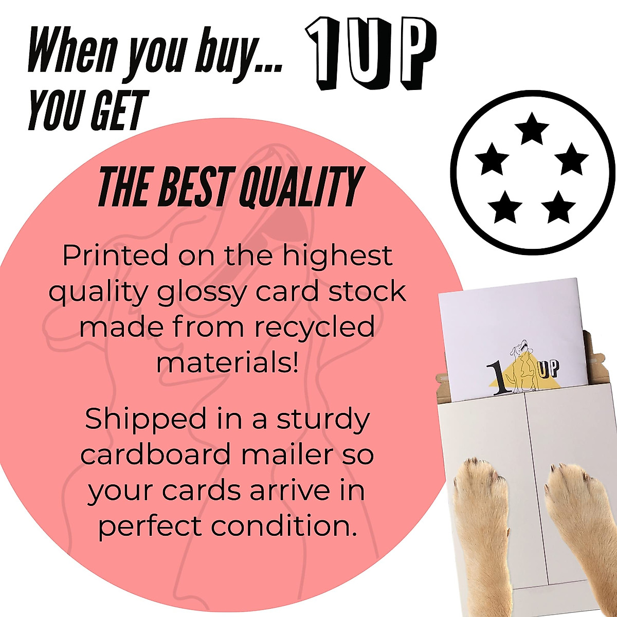 1Up Greetings | Happy Birthday Card for Daughter-In-Law | 5”x7.5” | (Single Card + Envelope)