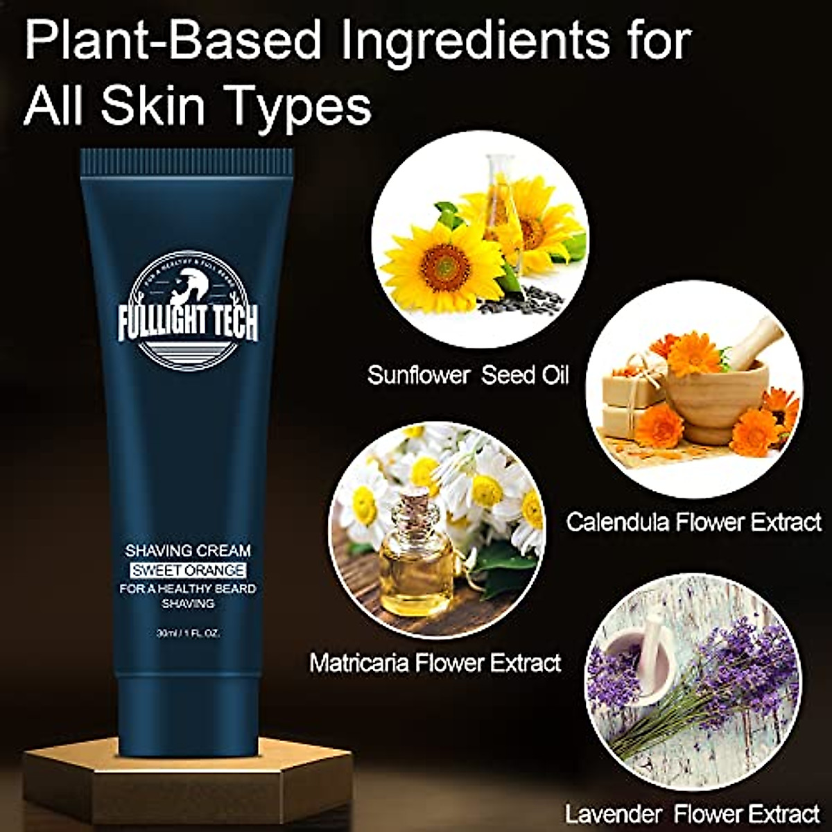 Shaving Cream,Travel Shave Cream Gift Set Close Shave Luxury Mens Shaving Cream Kit Unique Gift for Christmas Stocking Stuffers Birthday Gifts for Men Him Dad Adult Husband Boyfriend