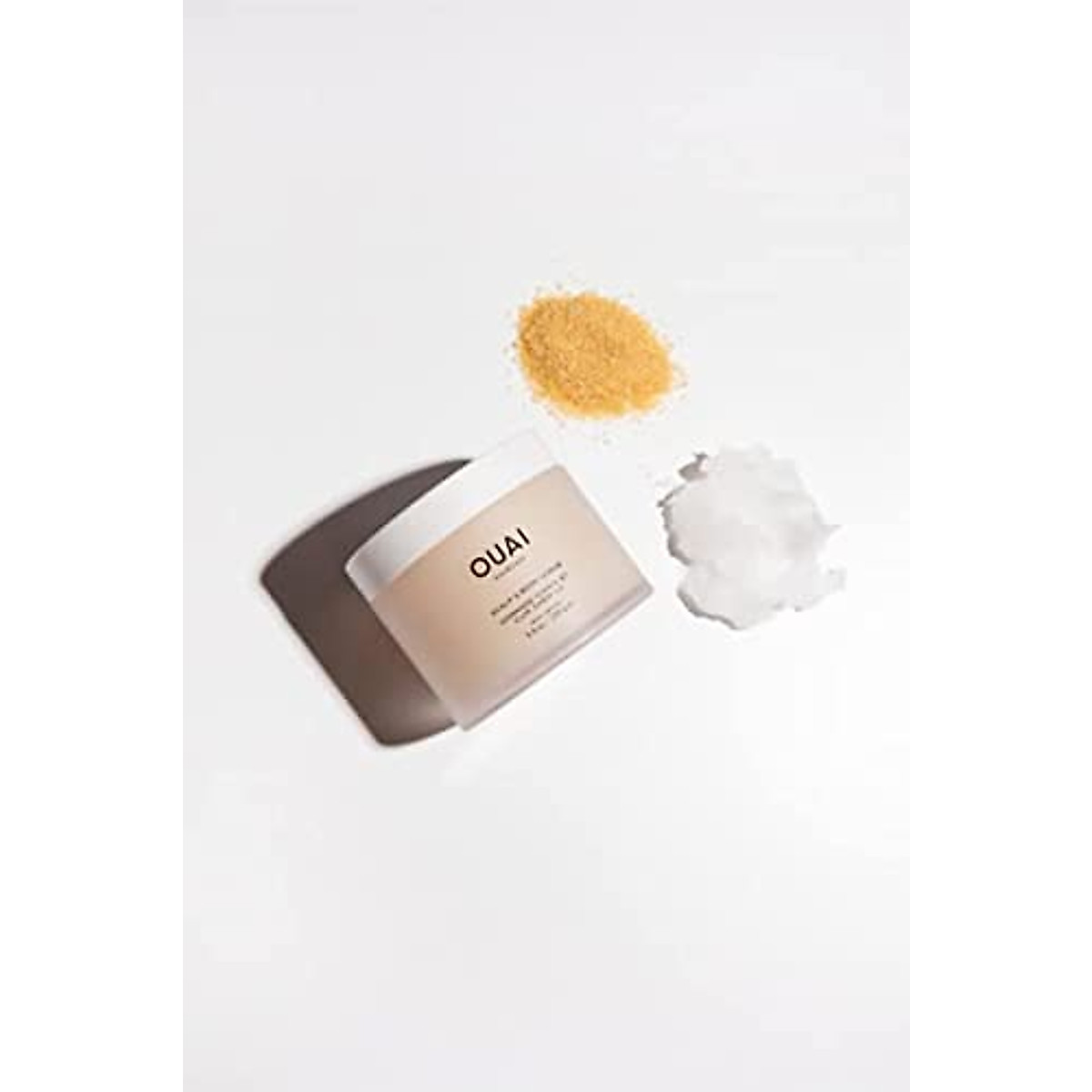 OUAI Scalp & Body Scrub. Deep-Cleansing Scrub for Hair and Skin that Removes Buildup, Exfoliates and Moisturizes. Made with Sugar and Coconut Oil. Free from Parabens, Sulfates and Phthalates (8.8 oz)