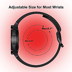 Arsfit Fancy Bands Compatible for Samsung Galaxy Watch 6/ Galaxy Watch 5 40mm 44mm 43mm 45mm 47mm / Galaxy Watch 4 40mm 44mm / Watch 4 Classic 42mm 46mm Band, Print Silicone Pattern Replacement Strap for Women Men Ladies Girls