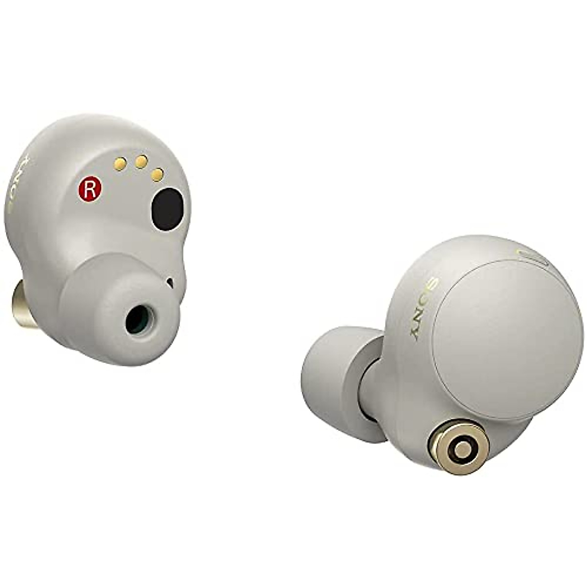 Sony WF-1000XM4 Noise Canceling Wireless Earbud Headphones - Silver (Renewed)