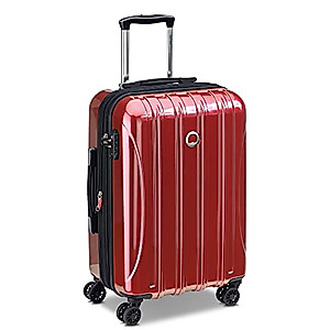 DELSEY Paris Helium Aero Hardside Expandable Luggage with Spinner Wheels, Brick Red, 2-Piece Set (21/25)