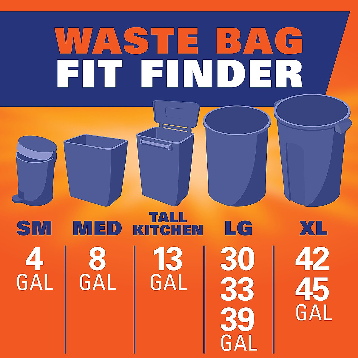 Hefty Ultra Strong Tall Kitchen Trash Bags, Citrus Twist Scent, 13 Gallon, 40 Count