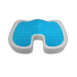 BAUBUY Cojín de Asiento Wheelchairs Seat Cushion Comfort Ergonomic Stable Durable Portable Stimulates Blood Circulation Blue for Pressure Relief