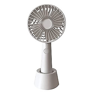 Handheld Fan with Magnetic Base, Mini Personal Fan with 2200mAh Battery, 3 Speed with 2-8 Hours Operated Portable Fan, Mini/Micro USB Rechargeable Fan for Kids, Grils, Woman and Man, for Summer Travel Outdoor
